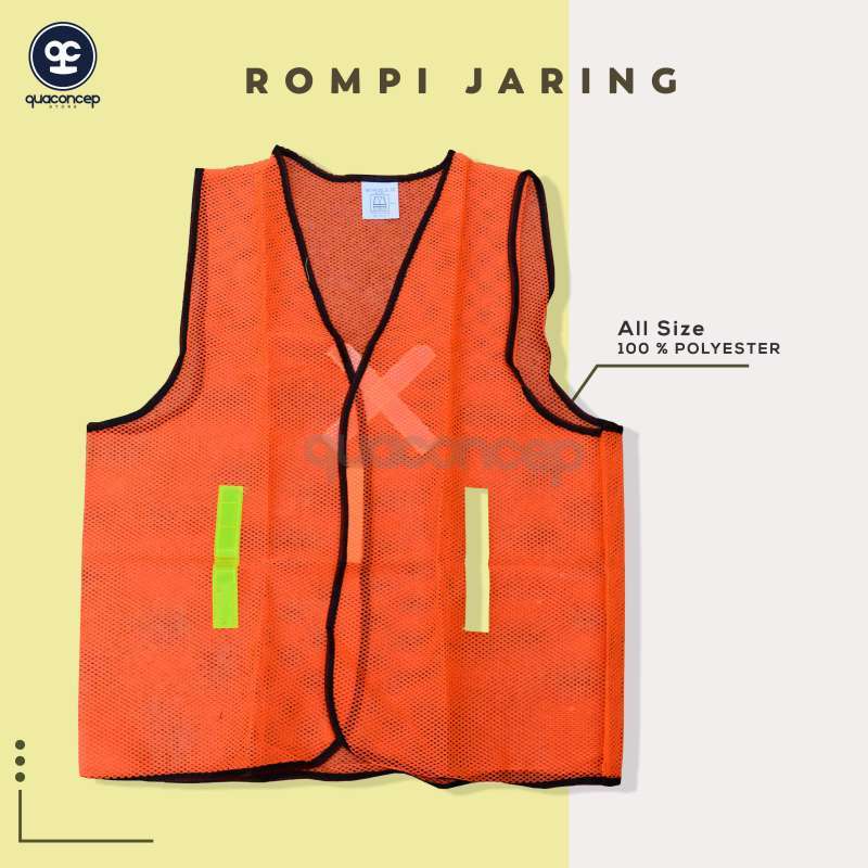 Jual ROMPI JARING / SAFETY VEST / ROMPI PROYEK GOSAVE di Seller ...