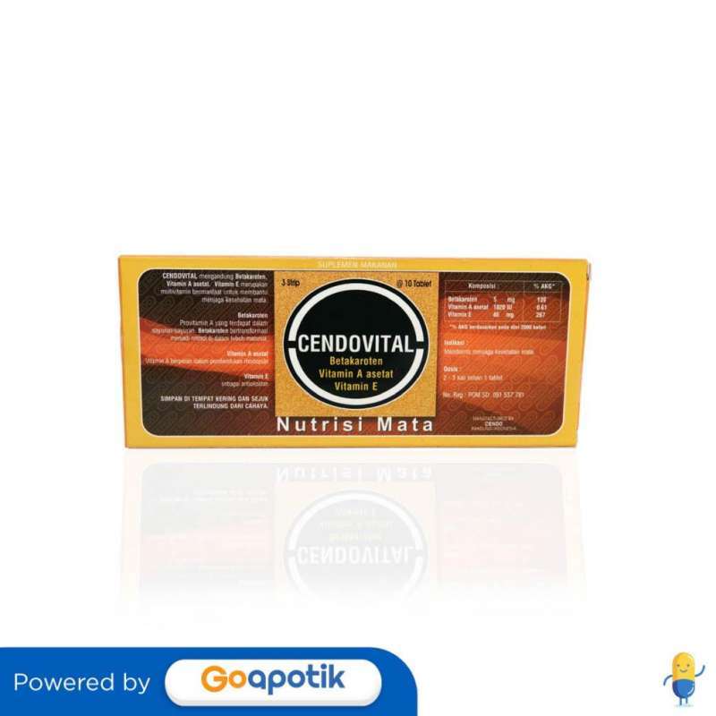 Jual CENDO VITAL STRIP 10 TABLET di Seller Apotek Maharani - Sukatani ...