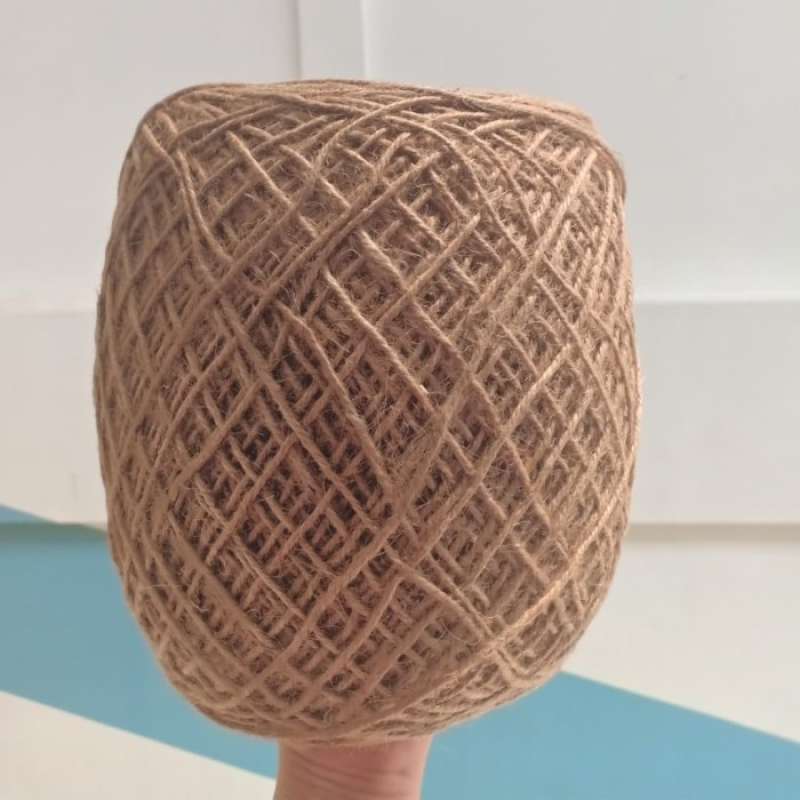 Promo Tali rami/tali karung goni/ hemp rope/ jute rope 3ply KILOAN ...