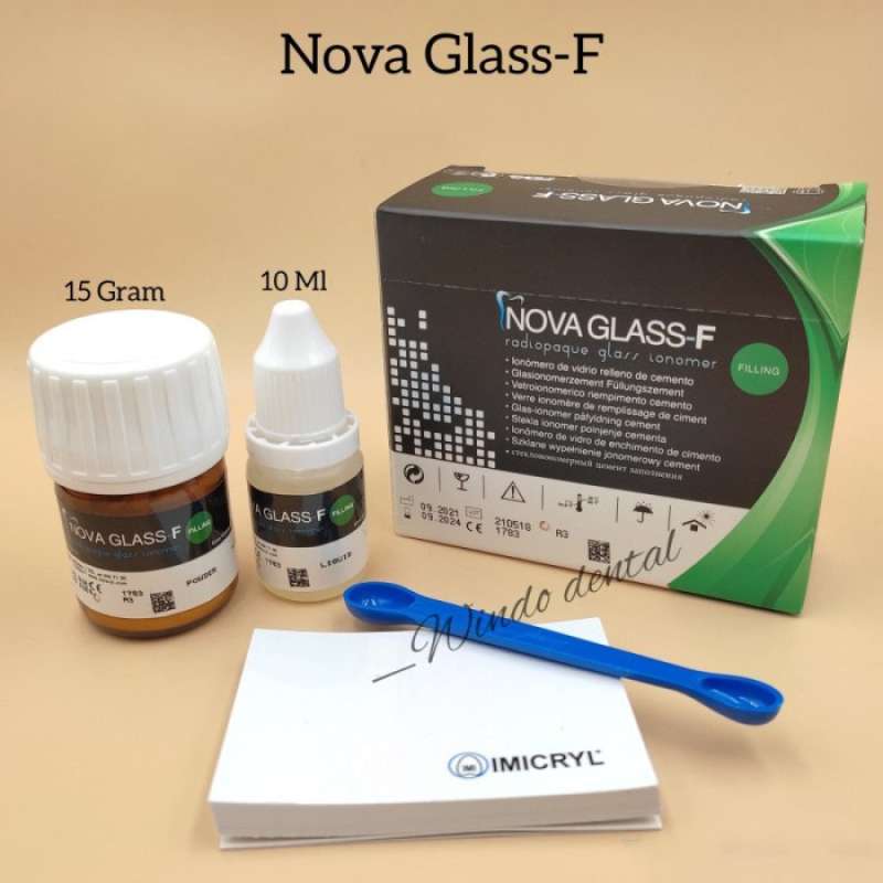 Jual Glass Ionomer Filling Cement Gic Serupa Fuji Type 9 / Nova Glas-F ...