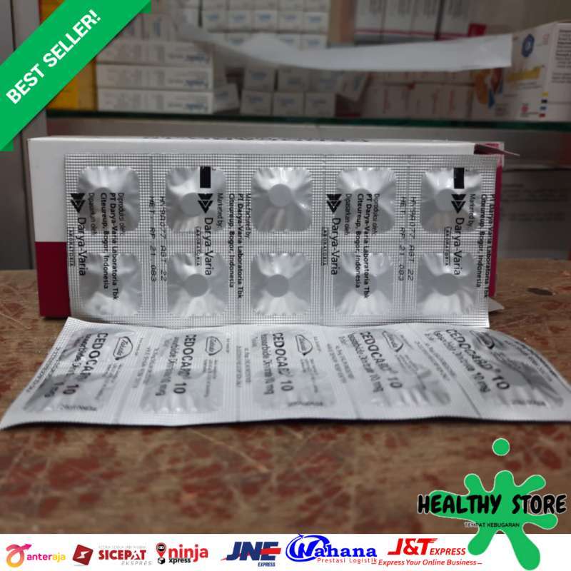 Promo Cedocard 10 Mg ISI 10 TABLET PER Strip ORIGINAL Diskon 28% di ...