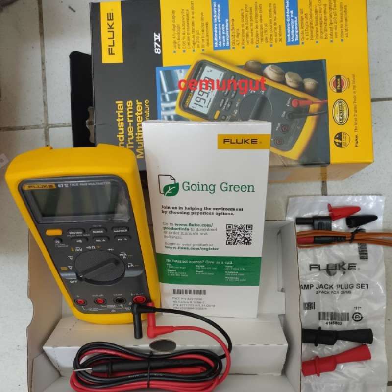 Promo MULTIMETER FLUKE 87V TRUE RMS INDUSTRIAL MULTIMETER ORIGINAL ...
