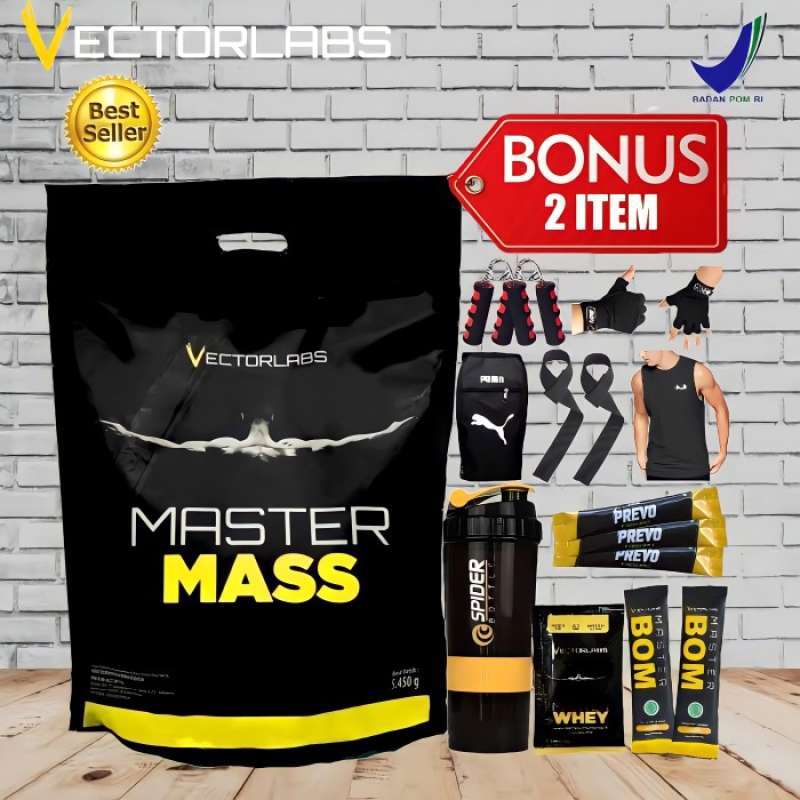 Jual Vectorlabs Master Mass Gainer 12 Lbs Susu Protein Penambah Berat ...