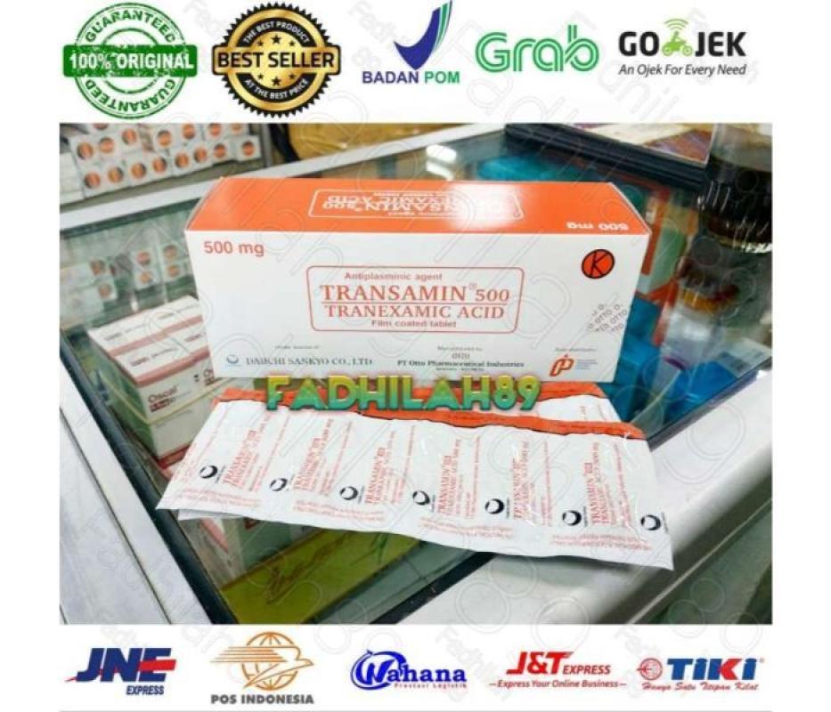 Jual TRANSAMIN 500 MG Tranexamic acid /Asam Traneksamat Strip (10 ...