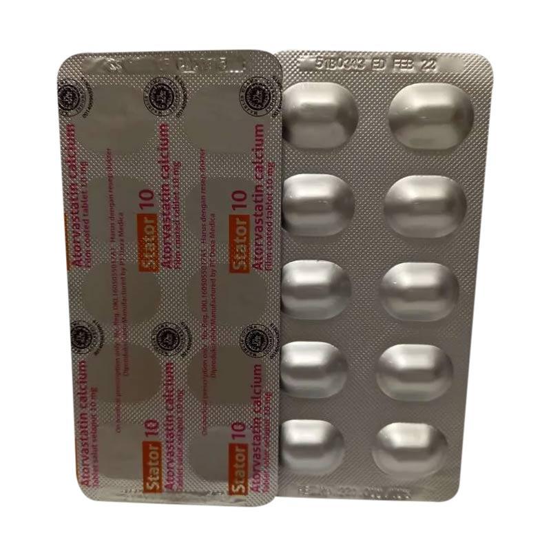Promo Dexa Medica Stator 10 Obat Kolesterol [1 strip/ 10 Tablet] Diskon 20% di Seller Saif shop ...