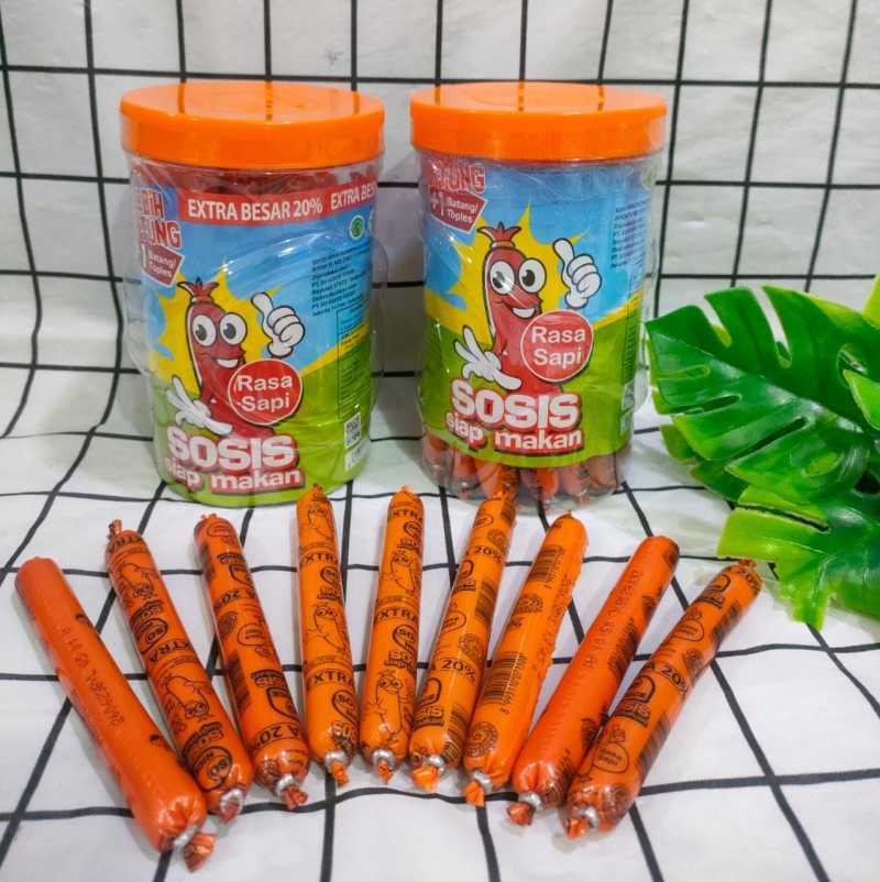 Jual Cod // Sosis So Nice Siap Makan Rasa Ayam Dan Sapi 1 Toples ...