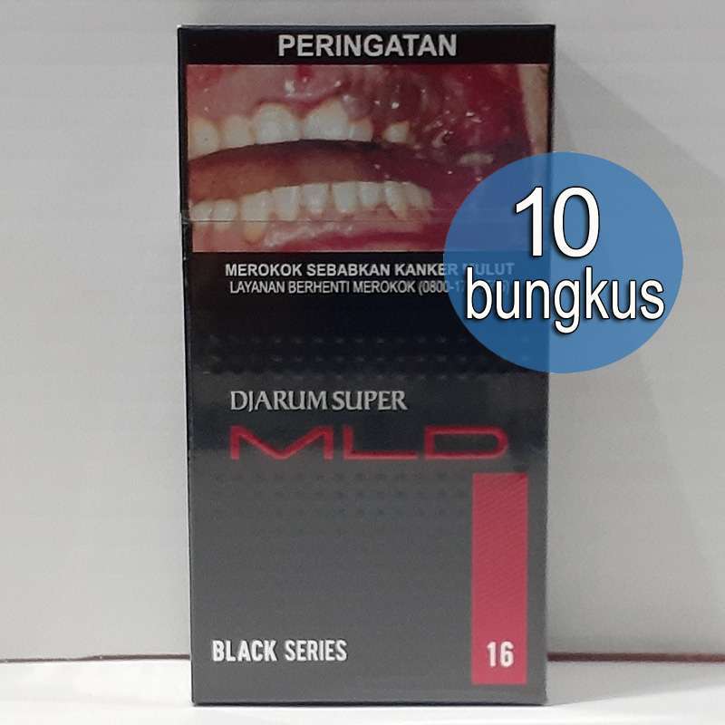 Jual Rokok Djarum Super MLD Black 16 batang [1 slof / 10 bungkus] di ...