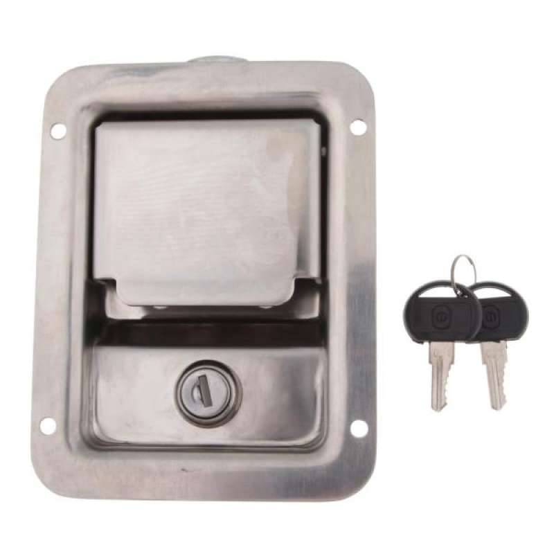 Jual Rv Door Lock Latch Flush Mount Stainless Steel Travel Trailer Di ...