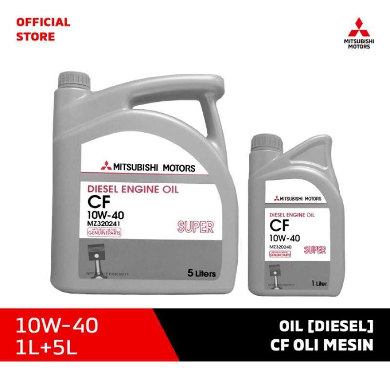 Promo [Mmgo] Mitsubishi Motors Genuine Oil [Diesel] 10W-40 Cf 5L + 1L Diskon 33% di Seller Aang ...