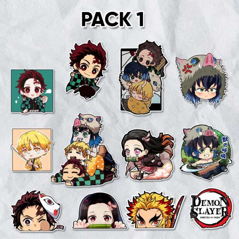 Jual Stiker Pack Demon Slayer / Sticker Pack Anime Waterproof Di Seller ...