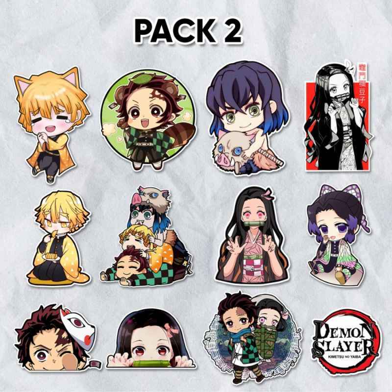 Jual Stiker Pack Demon Slayer / Sticker Pack Anime Waterproof Di Seller ...