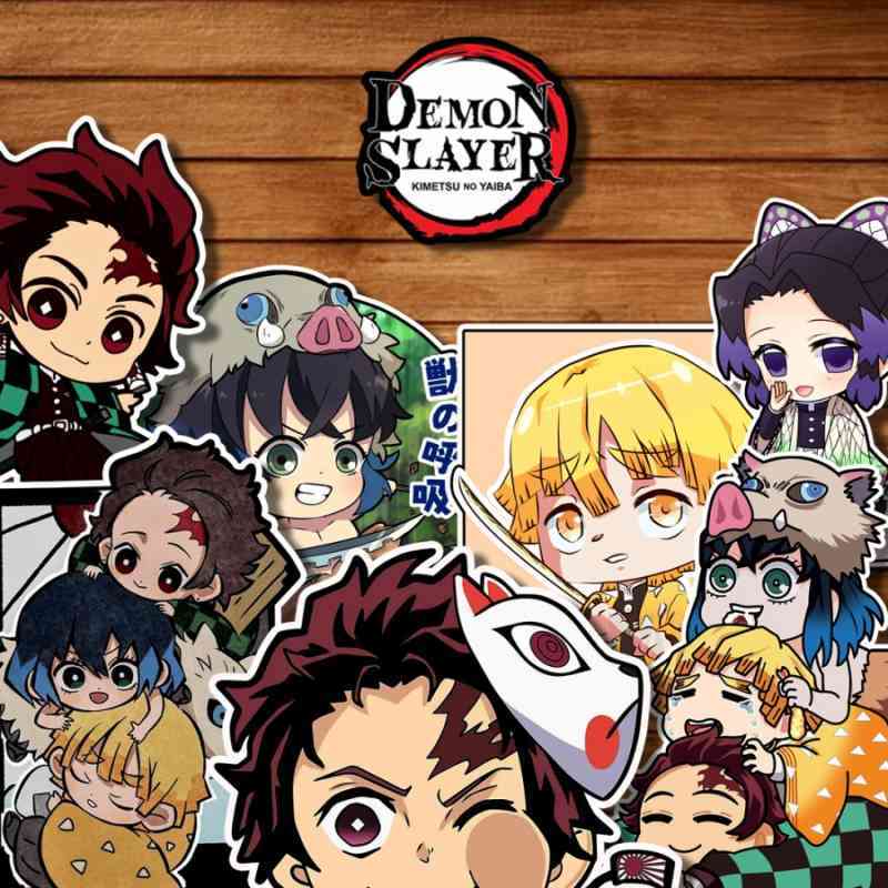 Jual Stiker Pack Demon Slayer / Sticker Pack Anime Waterproof Di Seller ...