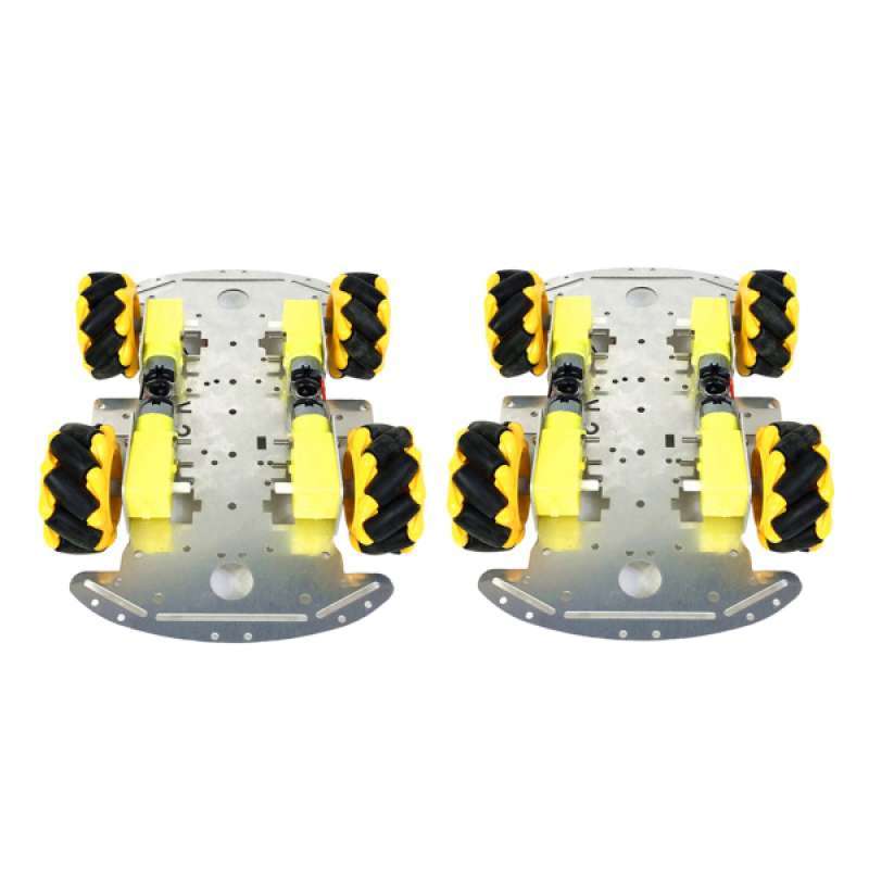 Promo 2x Mecanum Wheel Robot 4WD Omnidirectional Wheels Smart Robot Car ...