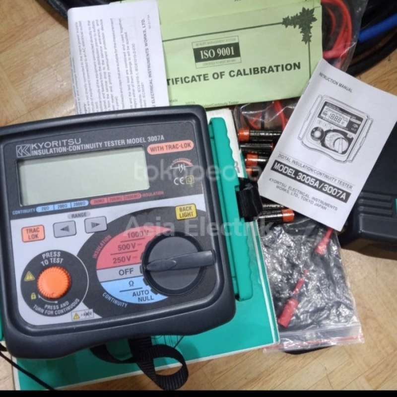 Kyoristsu Insulation Continuity Tester 3001B PDF Voltage, 47% OFF