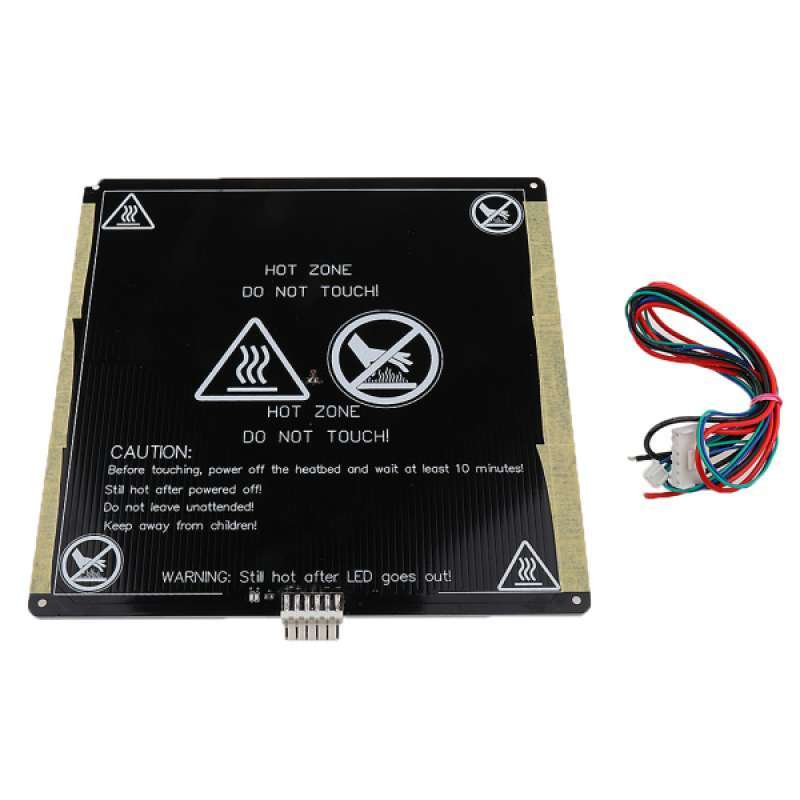 Jual 3MM MK3 Aluminum Board PCB Heatbed Heat Bed For Reprap Standard 3D ...