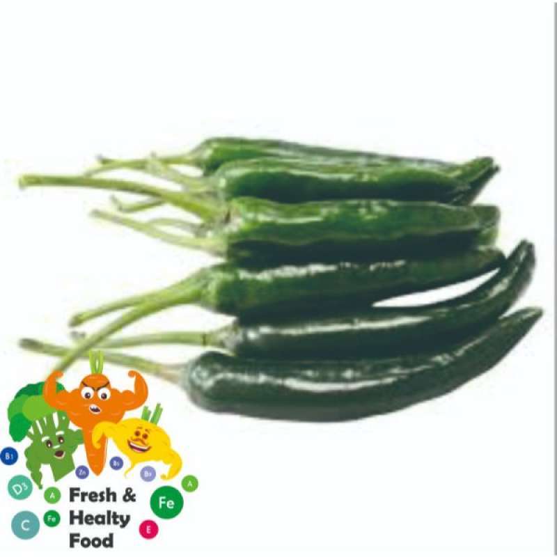 Jual Raja Sayur Cabai Hijau Besar [500 g] Halal di Seller RAJA SAYUR ...