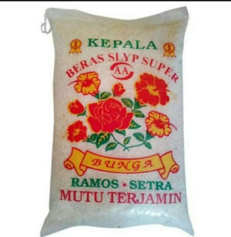 Jual Beras Cap Merek Bunga 5kg Di Seller Ridwan Jaya - Ridwan Jaya ...