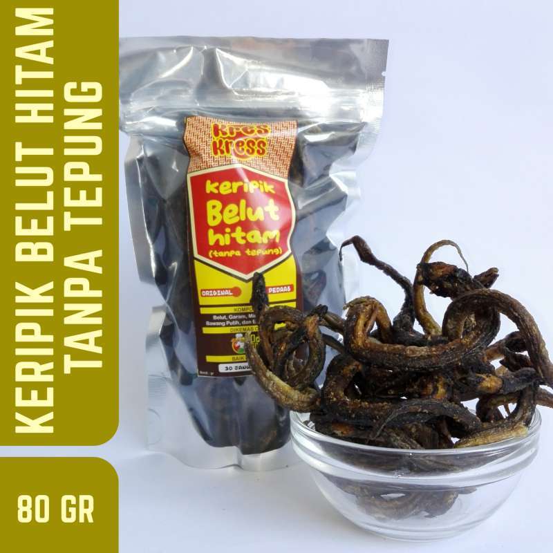 Promo KERIPIK BELUT HITAM TANPA TEPUNG 80 GR OCHI SNACK - ORIGINAL ...