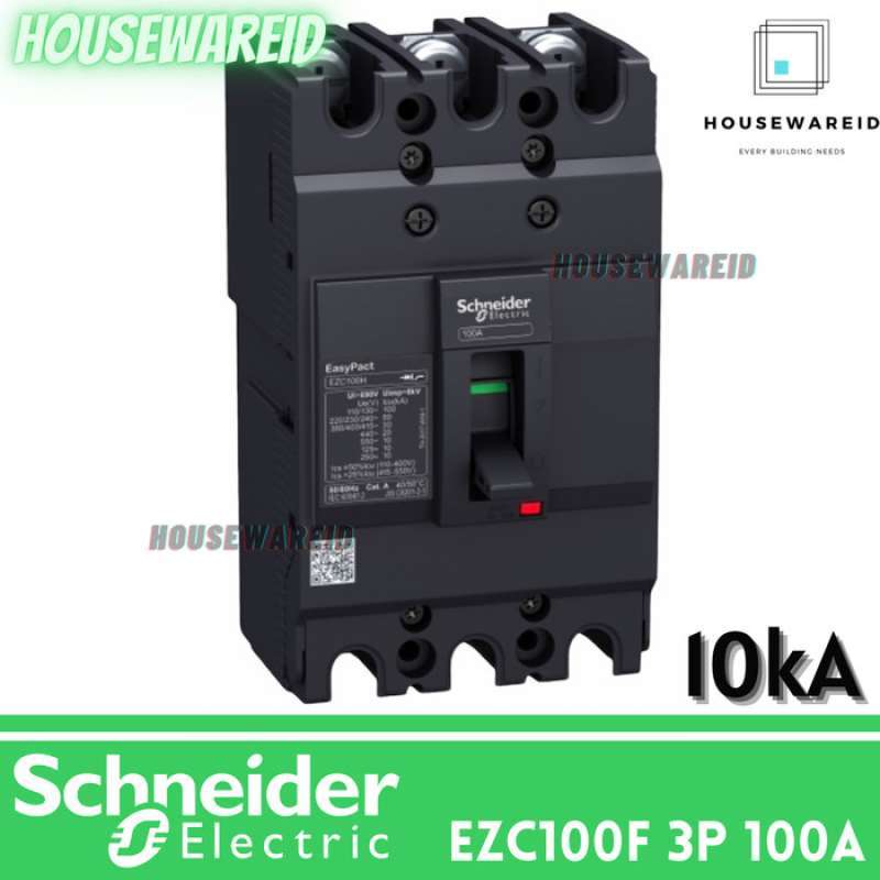 Jual Mccb Schneider Easypact Ezc 100f 3 Phase 100 Ampere Original, 3p 100a Di Seller Kamijaya ...
