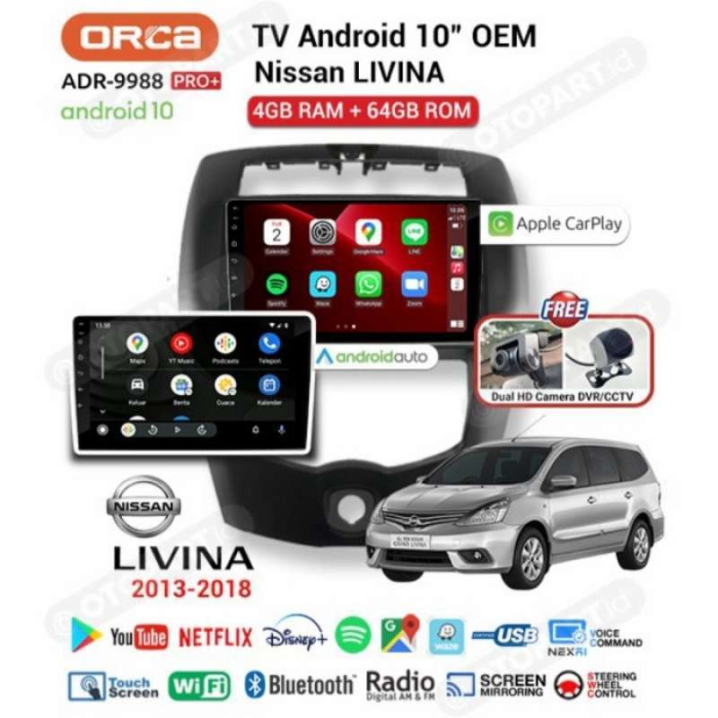 Promo Limited Headunit Android Orca Pro Plus Grand Nissan Livina 10 ...