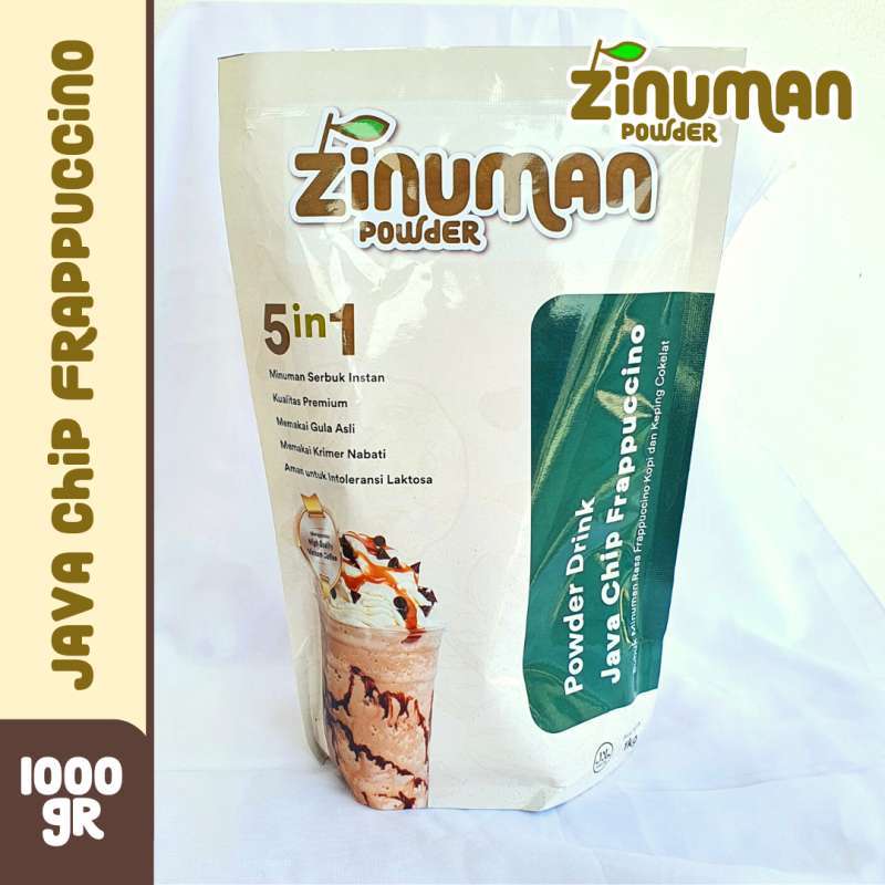 Jual Zinuman Powder Minuman Bubuk Instant Rasa Java Chip Frappuccino ...