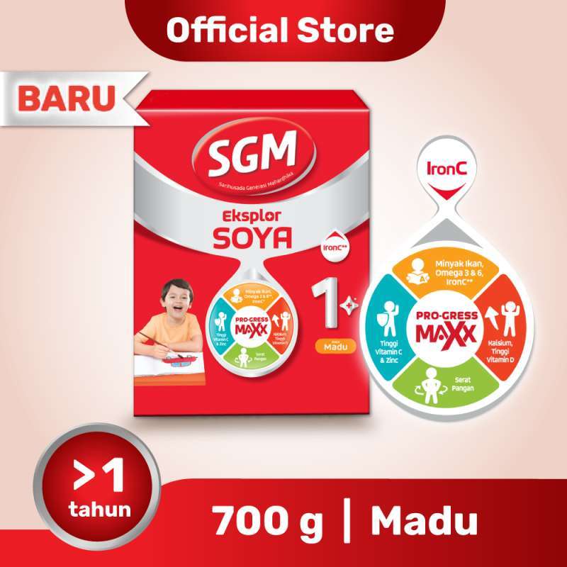 Jual Smg/jog/solo - Sgm Eksplor Soya 1+ Pro-gressmaxx Madu Susu Formula ...