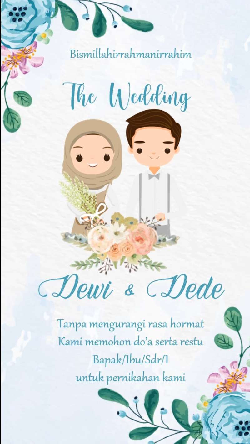 Jual Undangan digital video pernikahan v2 di Seller Digital invite ...