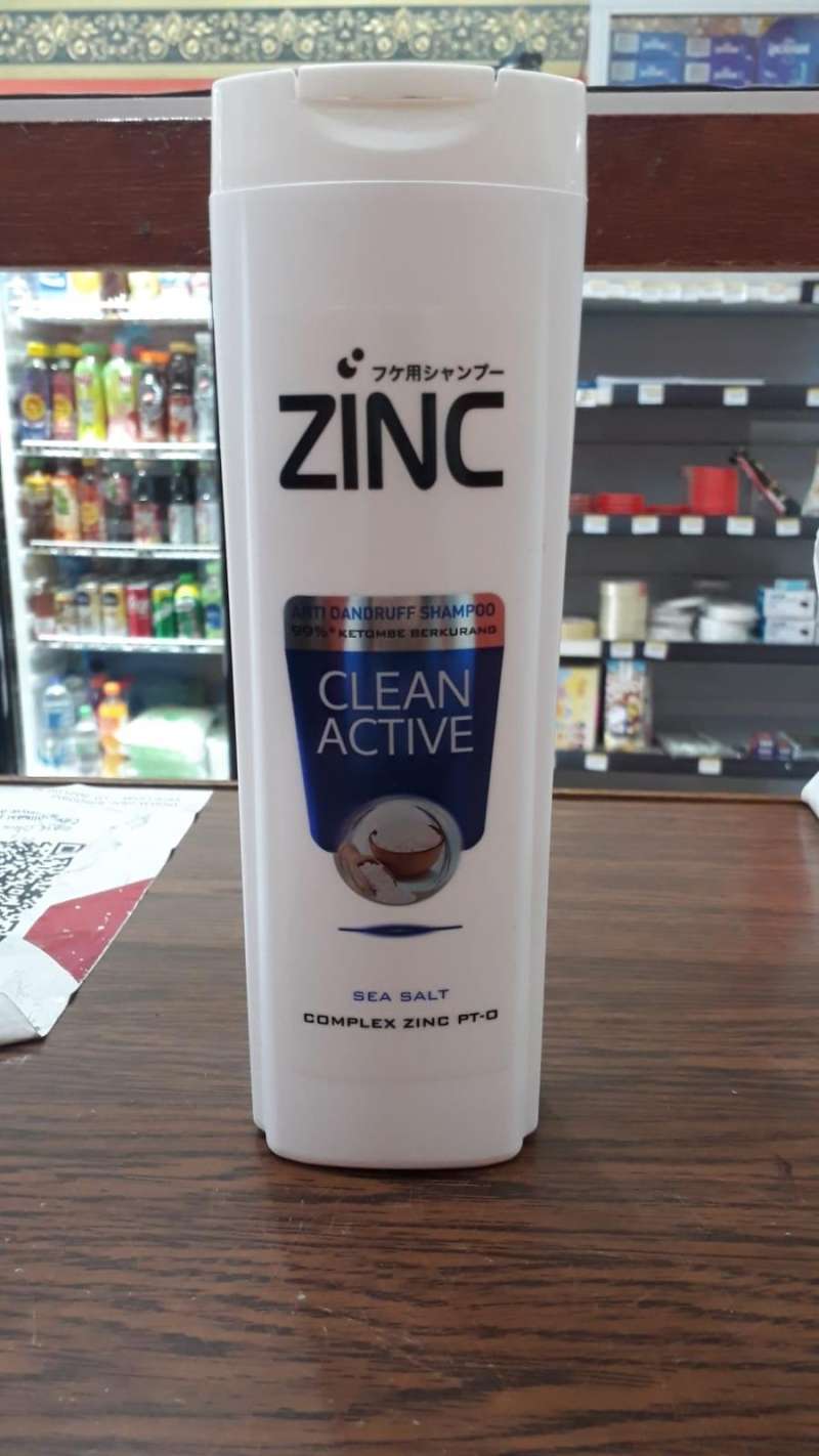 Jual ZINC SHAMPOO CLEAN & ACTIVE BTL 340ML di Seller rojamart ...