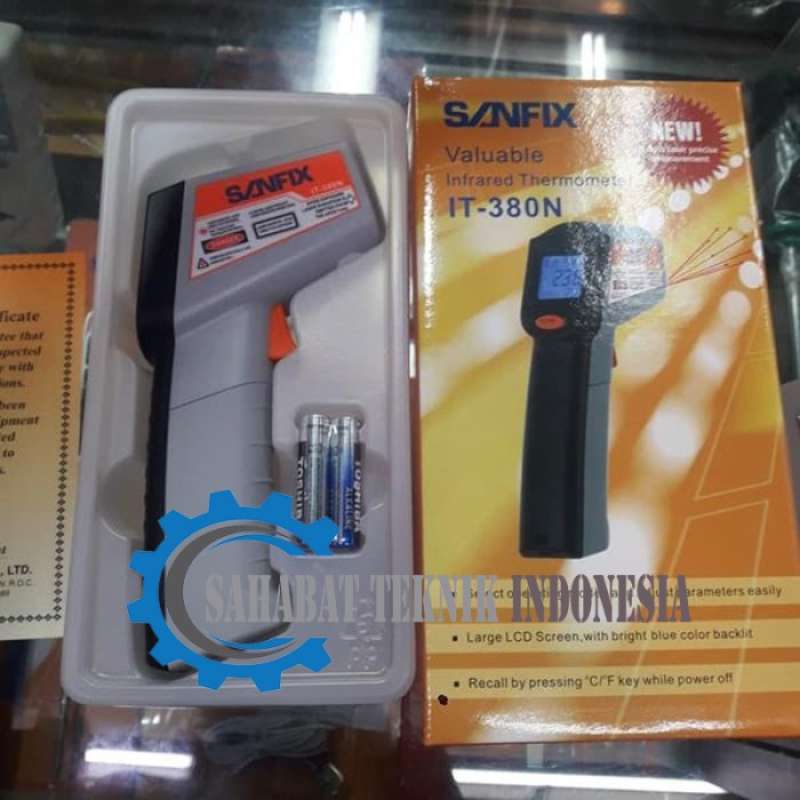 Promo SANFIX IT-380N Infrared Thermometer -38Â°C S/D 380Â°C Original ...