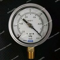 Jual Vacuum Pressure Gauge Wika 30 Inhg Stainless Kuningan Size 4 Inch