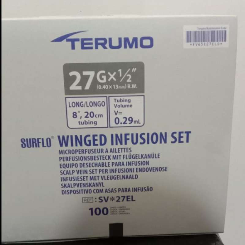 Jual Wing Needle Terumo 27g Infusion Set Di Seller Anes Medika Center - Tugu Selatan, Kota ...