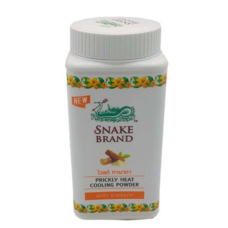 Promo Bedak Snake Brand Prickly Heat Cooling Powder 50G - Wild Thanaka ...