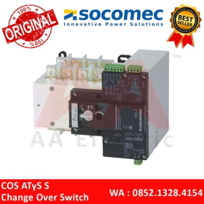 Promo Ohm Saklar - Change Over Switch - COS Socomec ATYS S 4P 63A 230VAC Diskon 23% di Seller ...