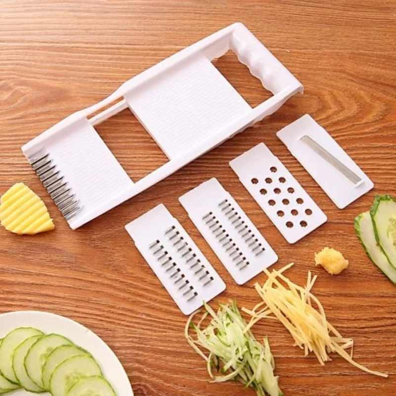 Jual Parutan Sayur 5 In 1 Mutifungsi - Vegetable Grater Slicer 5 In 1 ...