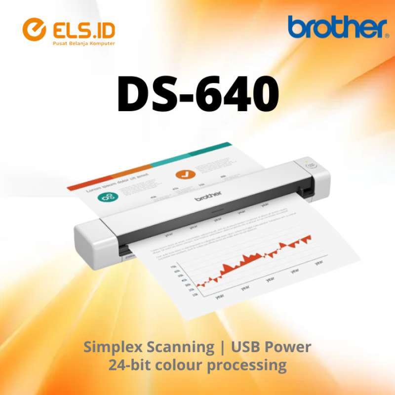 Promo Brother Scanner DS640 Portable Compact Mobile Document Diskon 5% ...
