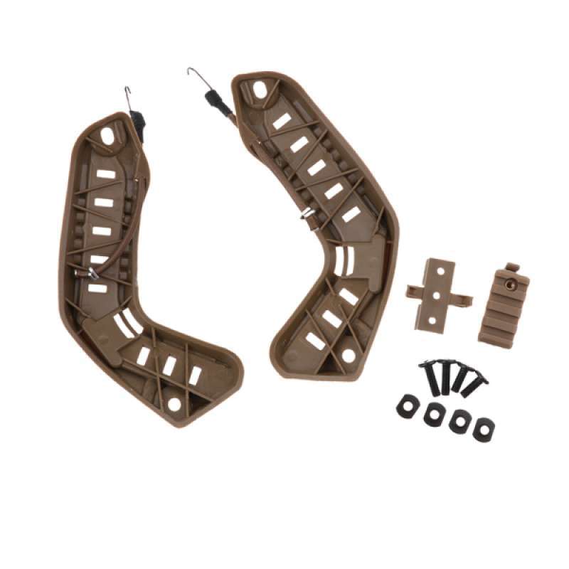 Promo ARC Fast Helmet Side Rail Picatinny Adapter Helmet Accessory Rail ...