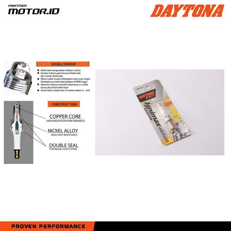 Jual Busi Iridium Daytona Cpr9ea-9 Yamaha Nmax 155 Honda Beat Vario 150 Cbr150r Scoopy Di Seller ...
