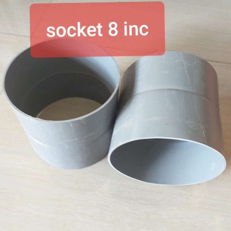 Promo Fitting Pvc Socket 8 Insambungan Pipa Pvc Socket 8 Inc Atau Sock ...