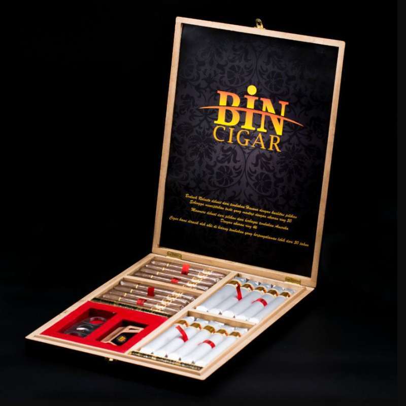Jual BIN EXCLUSIVE CIGAR PREMIUM WOODEN BOX, Cerutu Premium Cuban Taste ...