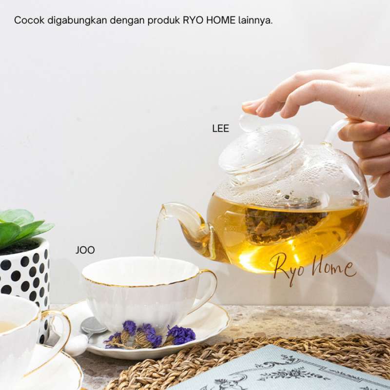 Promo [ Ryo ] Lee Teko Teh Aesthetic Dengan Saringan / Tea Pot / Dining ...