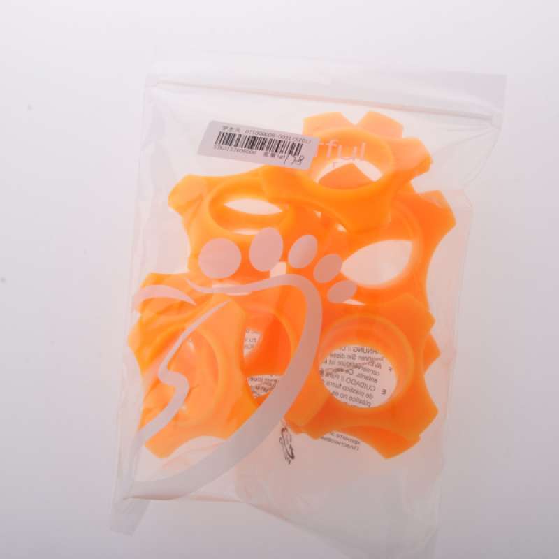 Jual 10 Orange 4 Point Wireless Microphone Protection Ring Mic Slip ...