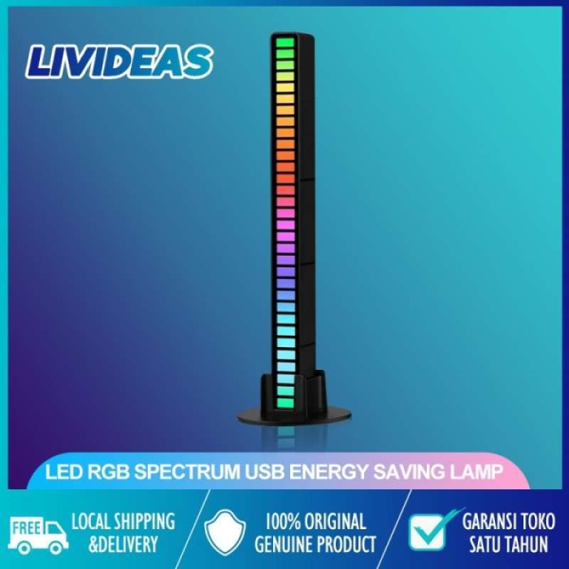 Promo Lampu Led Rgb Bar Strip Spectrum Audio Indicator Music Sound Control Diskon 10% di Seller ...