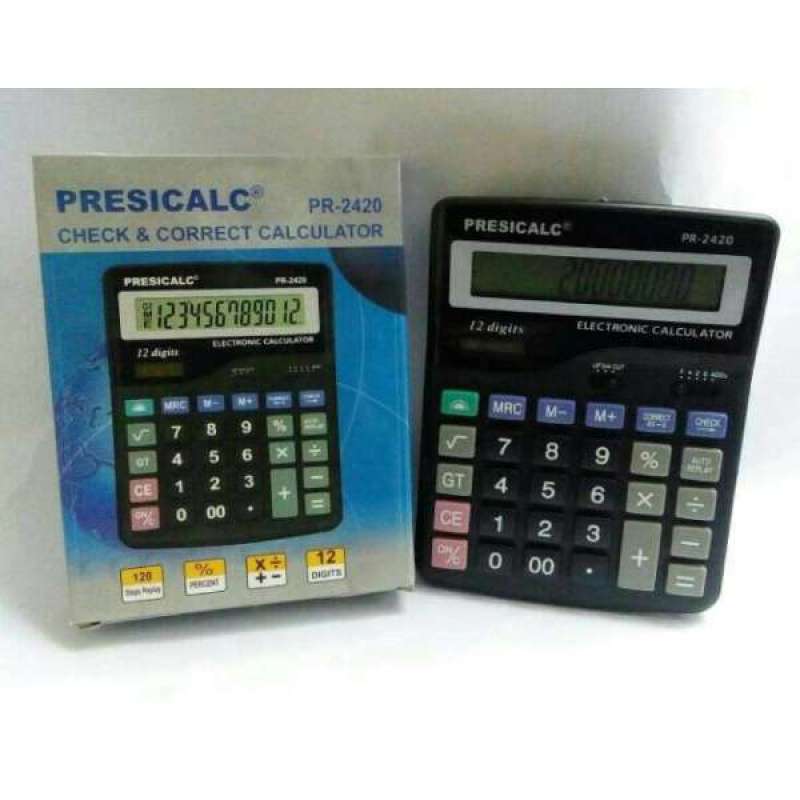 Promo KALKULATOR PRESICAL PR - 2420 + LENGKAP DENGAN PENDETEKSI UANG PALSU - Multivariasi ...