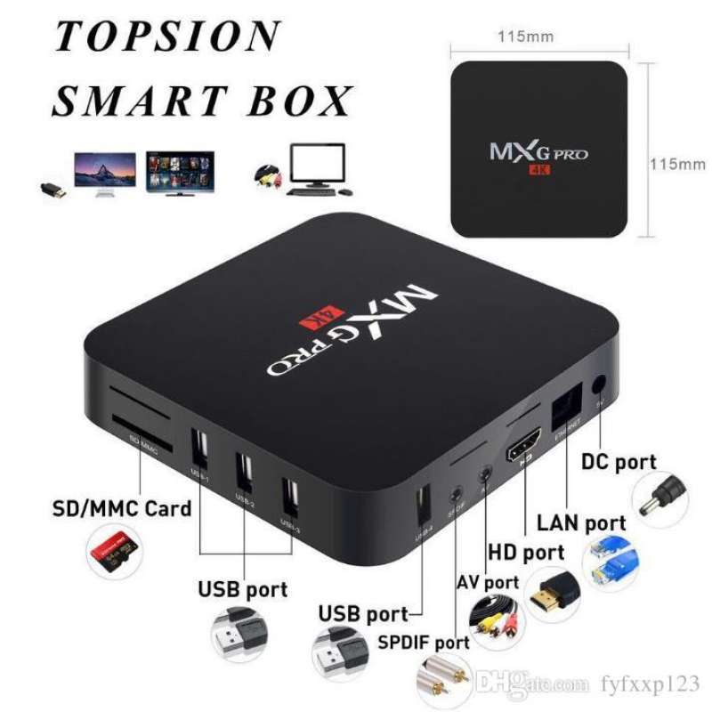Jual Android Tv Box Mxq Pro 2gb 16gb Support 4k Full Hd Di Seller ...
