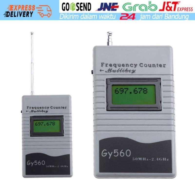 Jual Frequency Counter Meter Alat Pengukur Tingkat Frekuensi 50 Mhz 2.4 ...