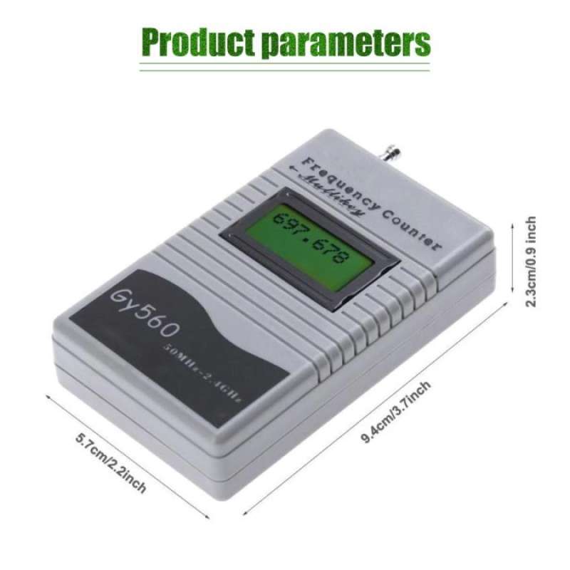 Jual Frequency Counter Meter Alat Pengukur Tingkat Frekuensi 50 Mhz 2.4 ...