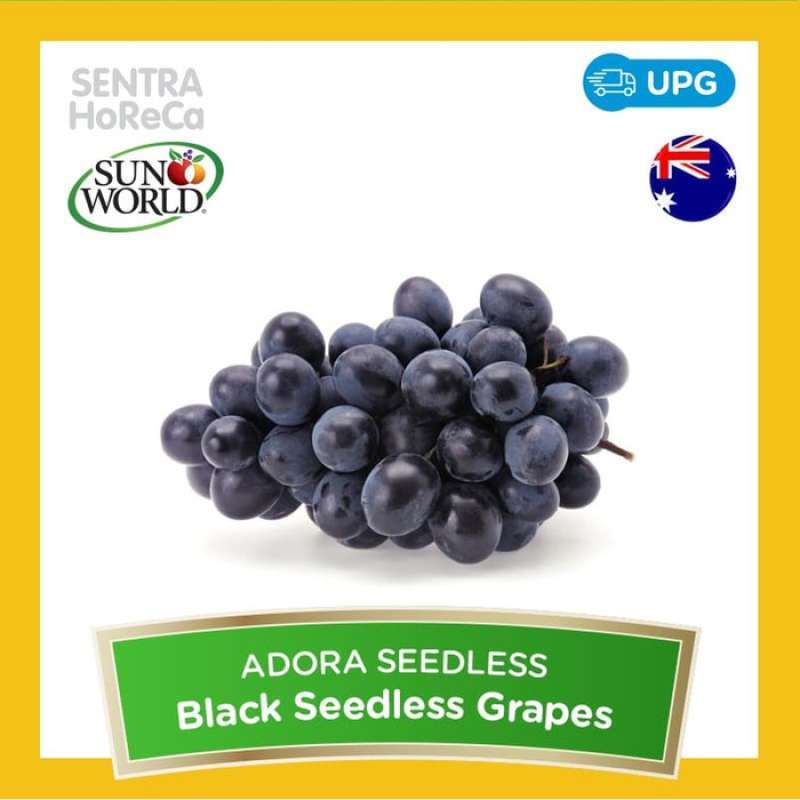 Jual Adora Seedless Anggur Hitam Tanpa Biji - 500 g di Seller Sentra ...