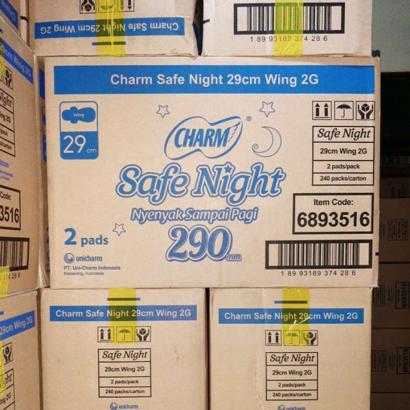 Jual Charm Safe Night 1 Karton Termurah - Harga Grosir Terupdate Hari ...