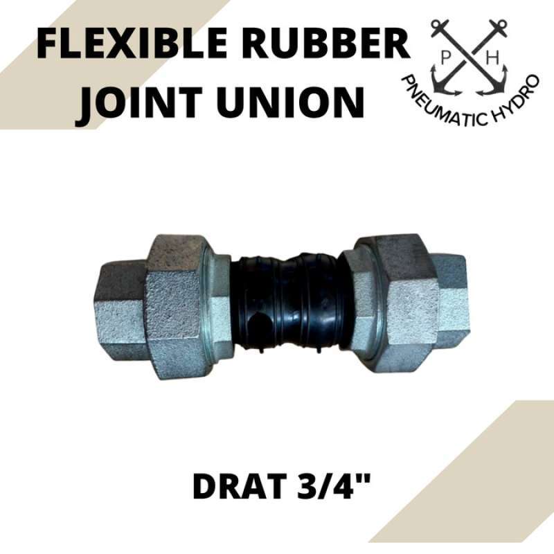 Promo FLEXIBLE RUBBER JOINT UNION WATER MURR DRAT 3/4 Diskon 23% di ...
