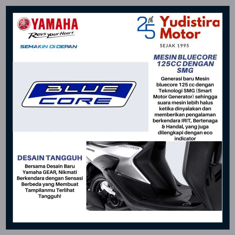 Jual Yamaha Gear 125 Standard Version Sepeda Motor [vin 2023 - Otr Jawa ...